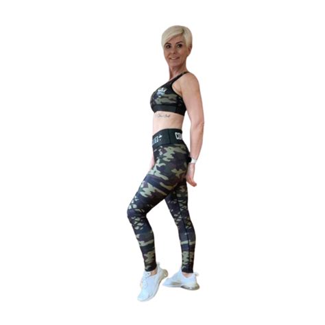 Combat Dollies Caged Camo Fitness Capri Stepnpump
