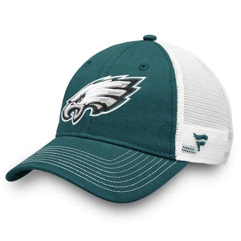 Mens Philadelphia Eagles New Era Midnight Green Helmet Head Trapper