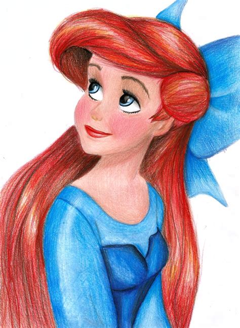 The Little Mermaid Ariel Disney Character Drawings Princess