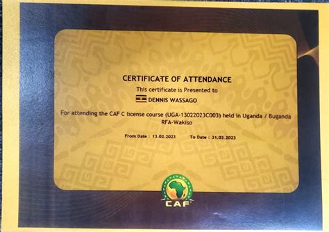 Dennis Wassago On Linkedin Caf C Coaching Cource Uga 13022023c003 At