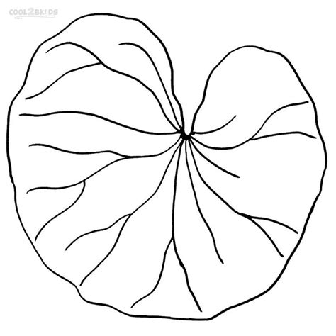 Lily Pad Template Printable Free
