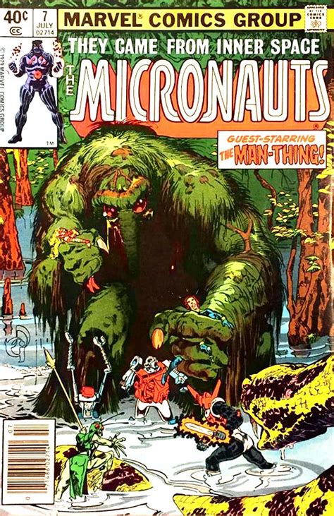 Micronauts Vs Man Thing Micronauts 7 Cover Art By Michael Golden And