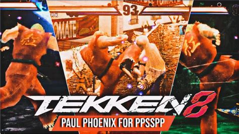 Tekken 8 Paul Phoenix Ppsspp Cheat Codes For Pc And Android Tekken 8 Psp Mod And Master Codes