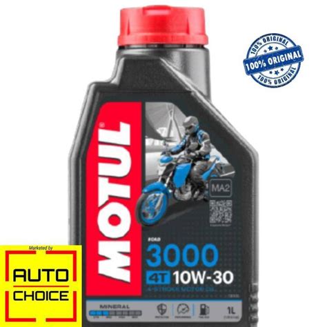 Motul Mineral Engine Oil 3000 4t Plus 10w30 1l Bd