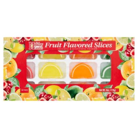 Holiday Candies Fruit Flavored Slices Candy 6 Oz Shoprite