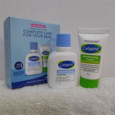 Cetaphil Sampling Kit Trial Cleanser 29ml Moisturising Cream 15g