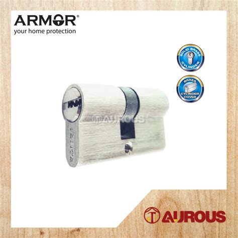 Armor Solid Brass Double Key Cylinder Computer Key Apc Ad60mmsnck