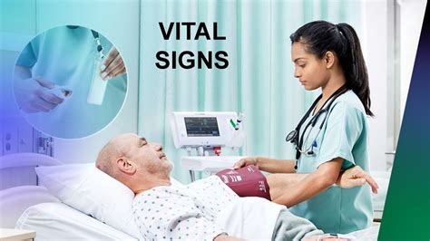 Nurse Taking Vital Signs Electronic Vital Signs Monitors Make Patient