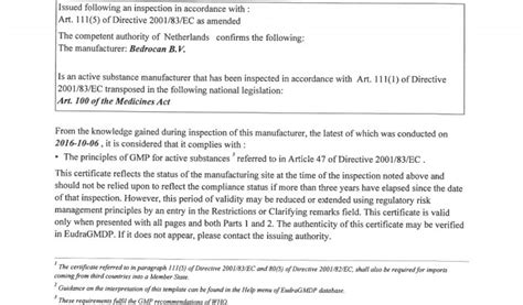 Gmp Certificate Template Soncap Certificates Of Conformity Sample