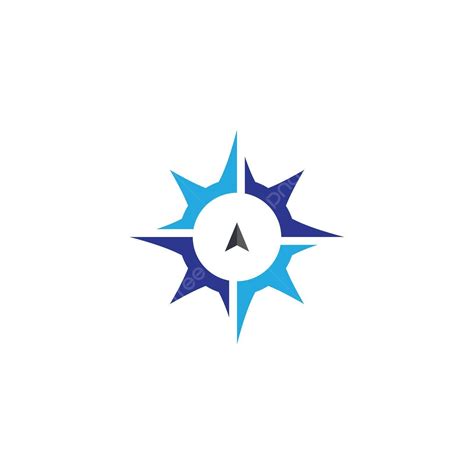 Compass Logo Template Vector Icon Shape Arrow Graphic Vector Shape Arrow Graphic Png And