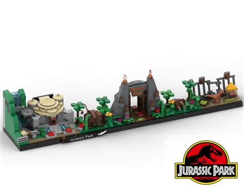 Lego Moc 40650 Jurassic Park Skyline Architecture Jurassic World 2020