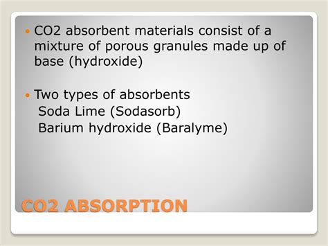 Ppt Carbon Dioxide Absorption Powerpoint Presentation Free Download