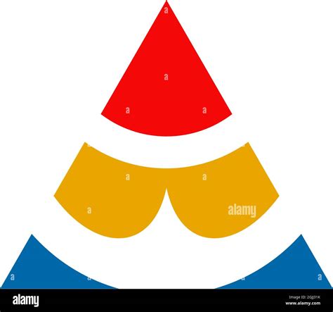 Triangle Icon Logo Design Inspiration Vector Template Stock Vector