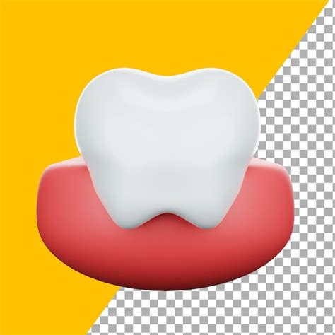 Premium Psd 3d Molar Tooth