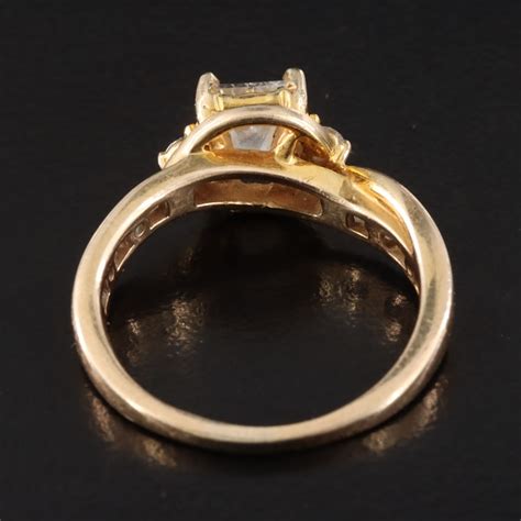 10k 127 Ctw Diamond Ring Ebth