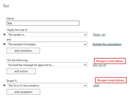 Need To Set Transport Rule For Approval If Mail Does Not Have Any Cc In
