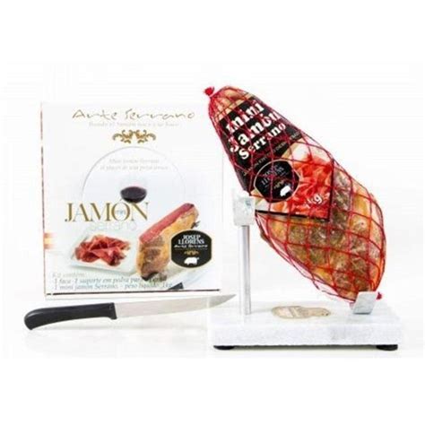 Kit Mini Jamón Sem Osso Serrano 24 Meses 1kg Espanhol Josep Llorens Embutidos Magazine Luiza