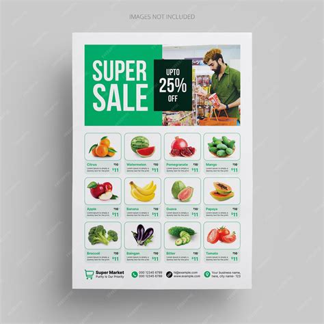 Supermarket Templates