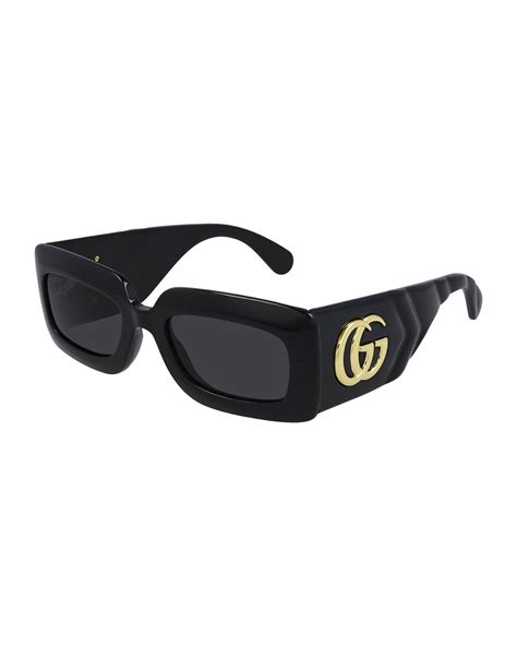 Gucci Oversized Rectangular Acetate Sunglasses Artofit