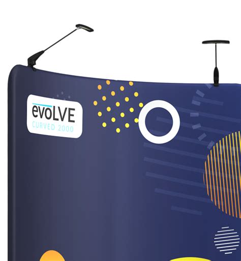 Evolve Curved Fabric Pop Up 3m Fabric Pop Ups