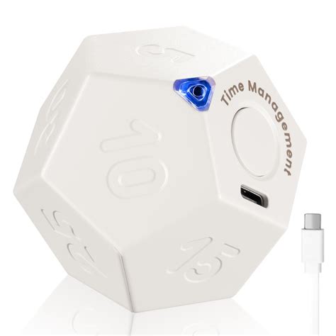 Kadams Pomodoro Timer Desk Productivity Timer Cube Rotating 11 Pre Sets Countdown