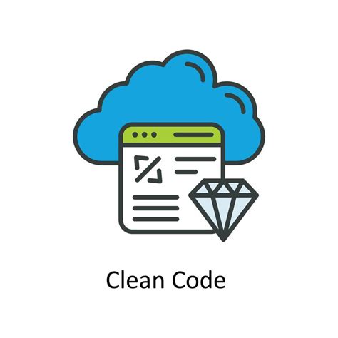 Clean Code Vector Fill Outline Icons Simple Stock Illustration Stock 22280943 Vector Art At
