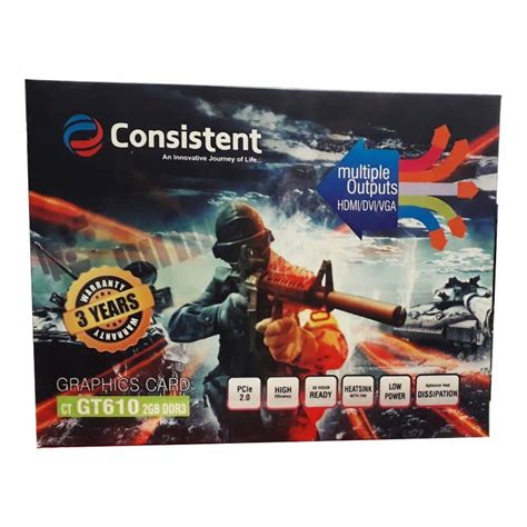 Cosistent Nvidia Geforce Gt 610 2 Gb Ddr3 Graphics Card Think Pc