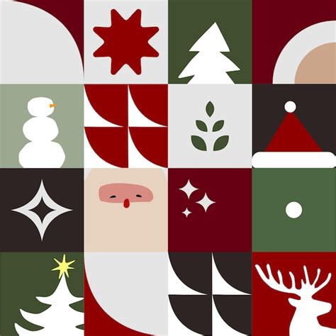 Premium Vector Elegant Christmas Pattern