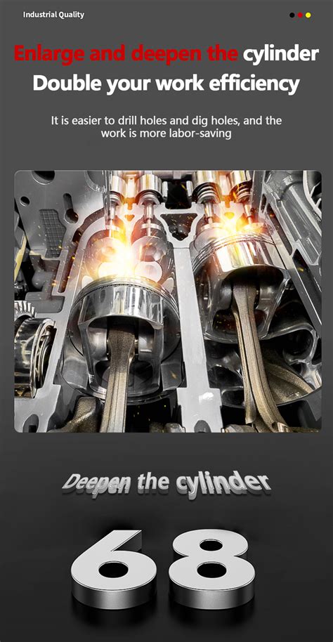 Earth Ground Auger Machine 2 Stroke 52cc Engine With Free Bit 100 150 X800mm Ph Eam 52c Phi