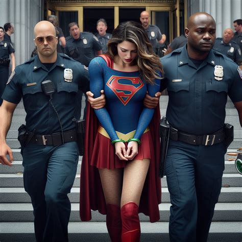 Supergirl Arrested Melissa By Necromancer Rev On Deviantart
