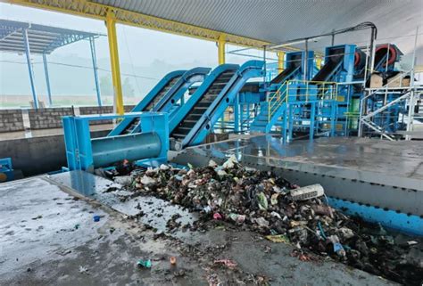Municipal Solid Waste Sorting Separation System Metal Plastic Waste