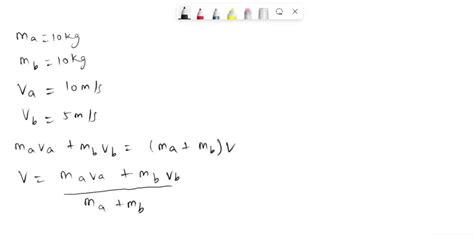 Solved Mass M1 5 0kg Moves At V1 3 0m S Toward Mass M2 2 5 Kg