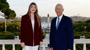 La Infanta Sofía Recibida Por El Presidente De Portugal En Lisboa