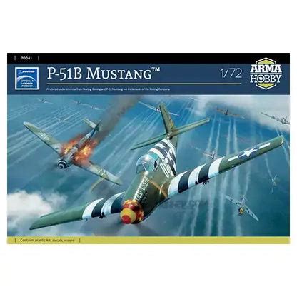 172 P 51b Mustang Model Kit Ah70041