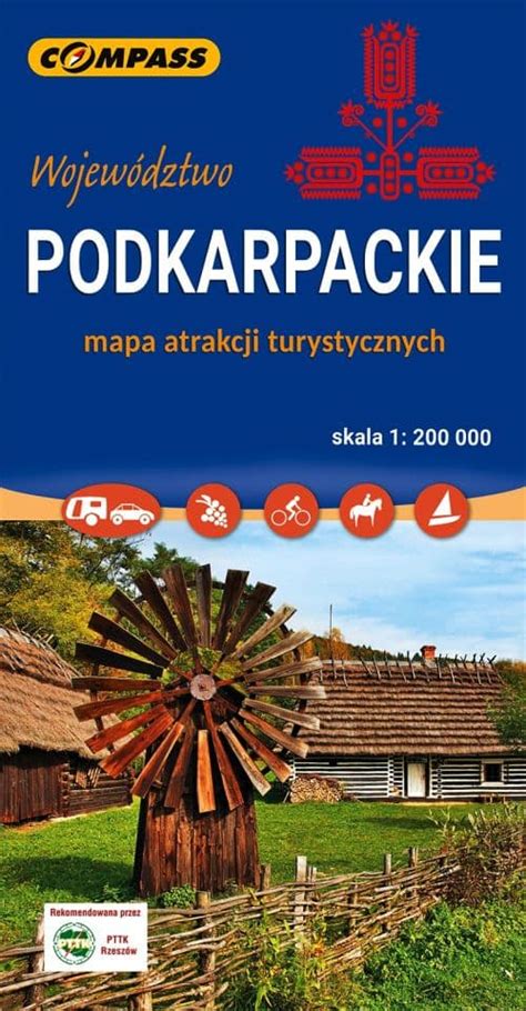 Podkarpackien Voivodikunta Turistikohteiden Kartta Vuoden 2025 Painos