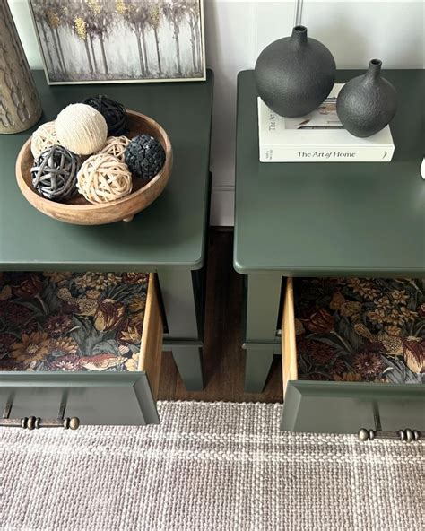 Green Nightstands A Diy Project Olive Green Nightstands Green