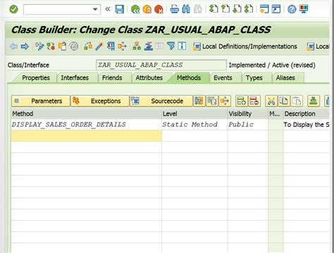Enhancing Abap Programs Leveraging Class Methods For Sales Order