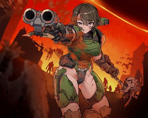 Doomguy Imp Revenant Pain Elemental Arachnotron And 1 More Doom