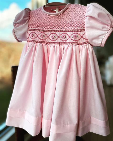 Sam Wyatt On Instagram Traditional Square Yoke Dress With Shades Of Pink And My Favourite C