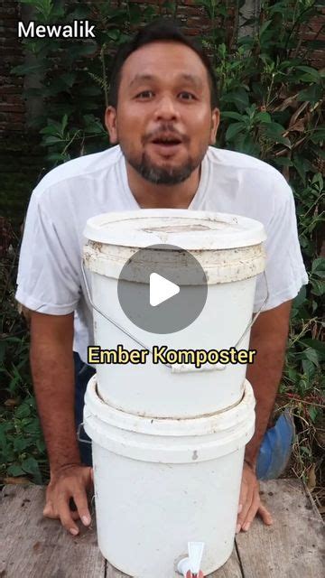 Teman Bijak Bumi On Instagram Membuat Ember Komposter Sederhana 2 Ember Kecil Kran