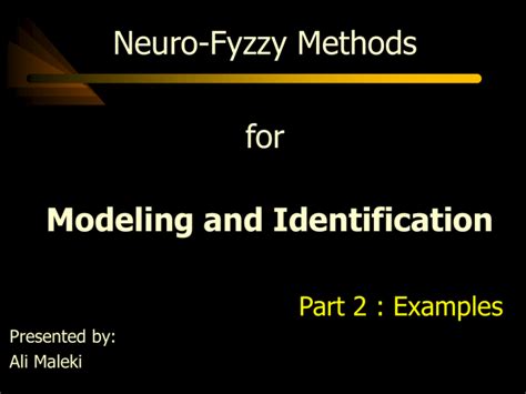 Neuro Fuzzy