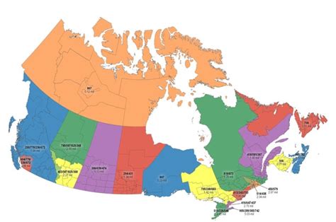 Area Code Map Canada Canada Postal Codes Maps