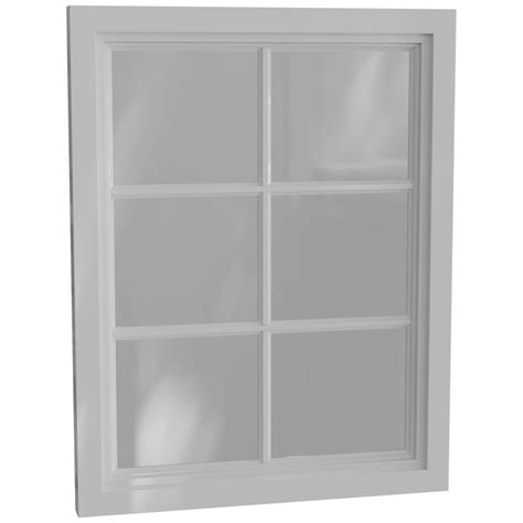Six Pane Window 3d Model A23d