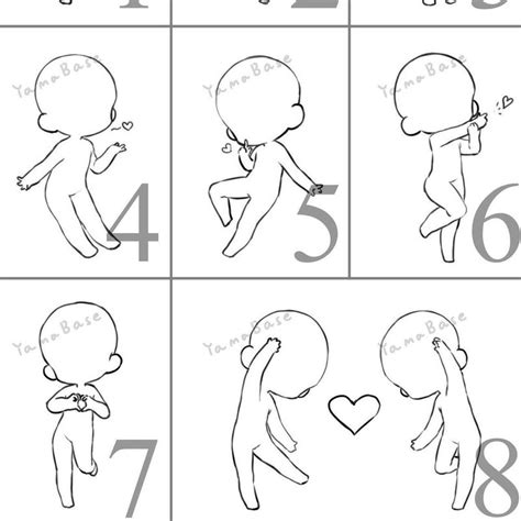 Chibi Body Base Etsy