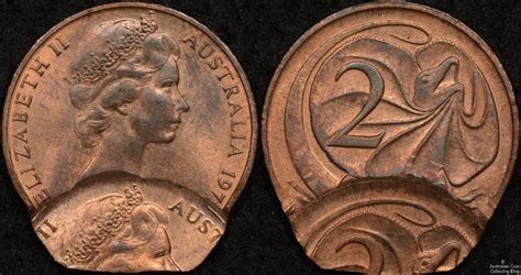 Error Coin Spotlight Double Struck Australian 2 Cent Coins The