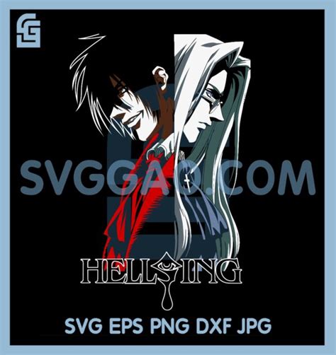 Hellsing Anime Svg Japanese Manga Svg Manga Hellsing Svg Svggao