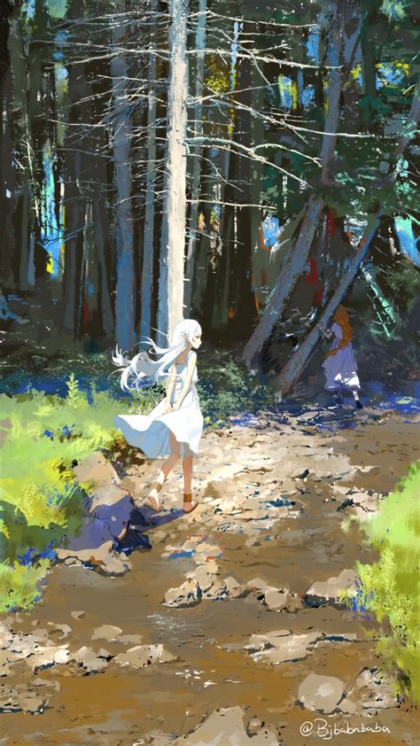 Forest Drawing With Anime Anime Character Forest Anime In The Forest