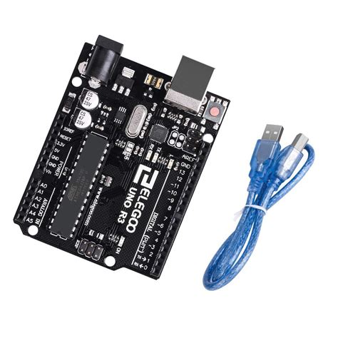 Elegoo Uno R3 Board Atmega328p With Usb Cablearduino Compatible For Arduino