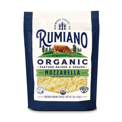 Shredded Mozzarella Rumiano Cheese