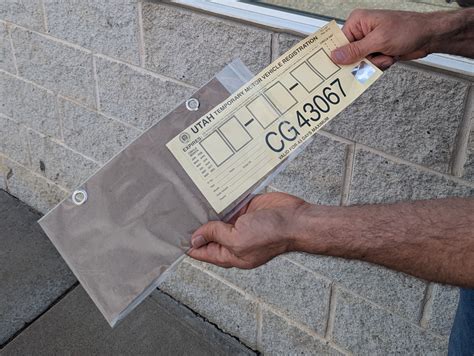 Temporary Permit Holders Pack Of 100 Platepal